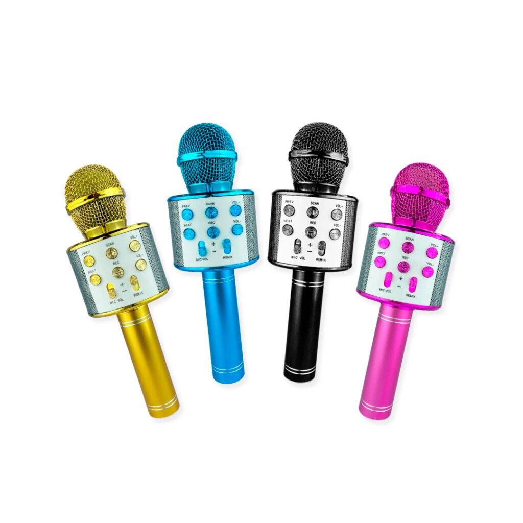 Micrófono Bluetooth Karaoke con Parlante – Colores – tomate.uy